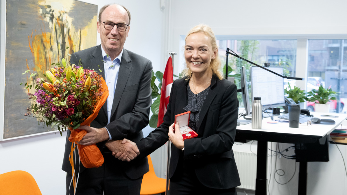Rektor Anne Storm Rasmussen udnævnes til Ridder af Dannebrog
